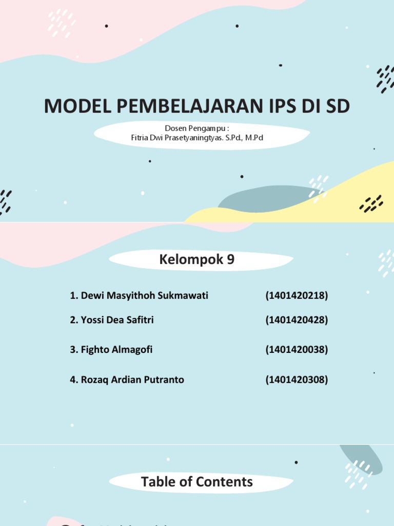 Model Pembelajaran IPS SD | PDF