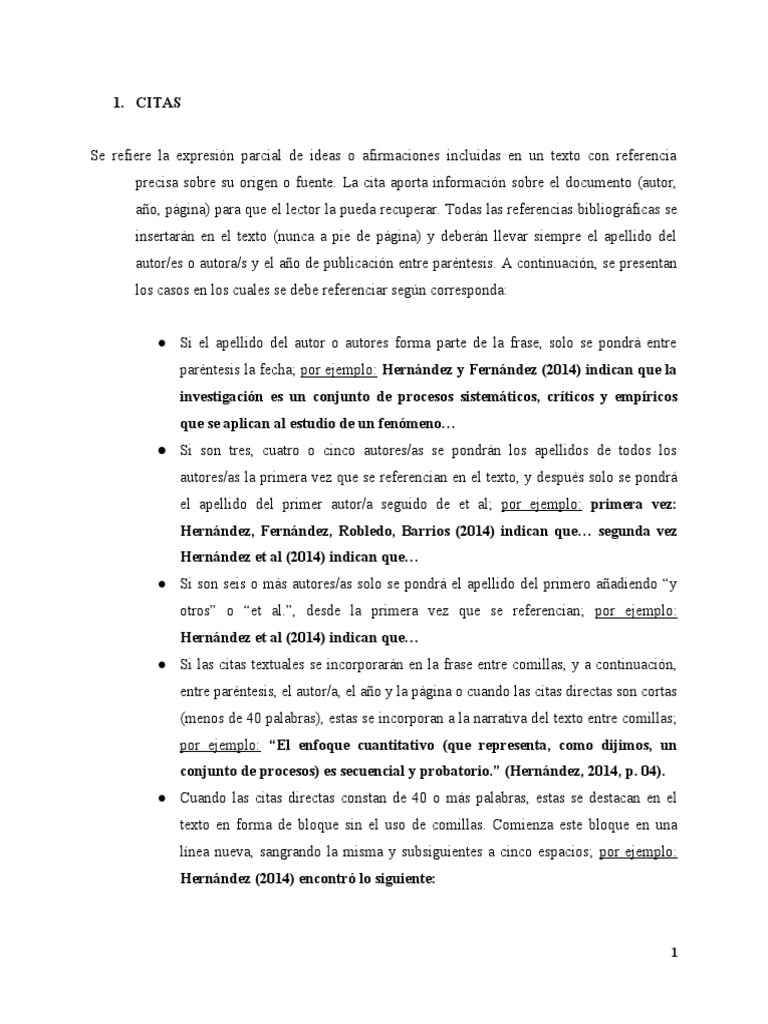 APA 6ta Edición | PDF | Citación | Estilo apa