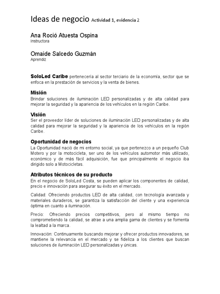 Actividad 1 Evidencia 2 | PDF