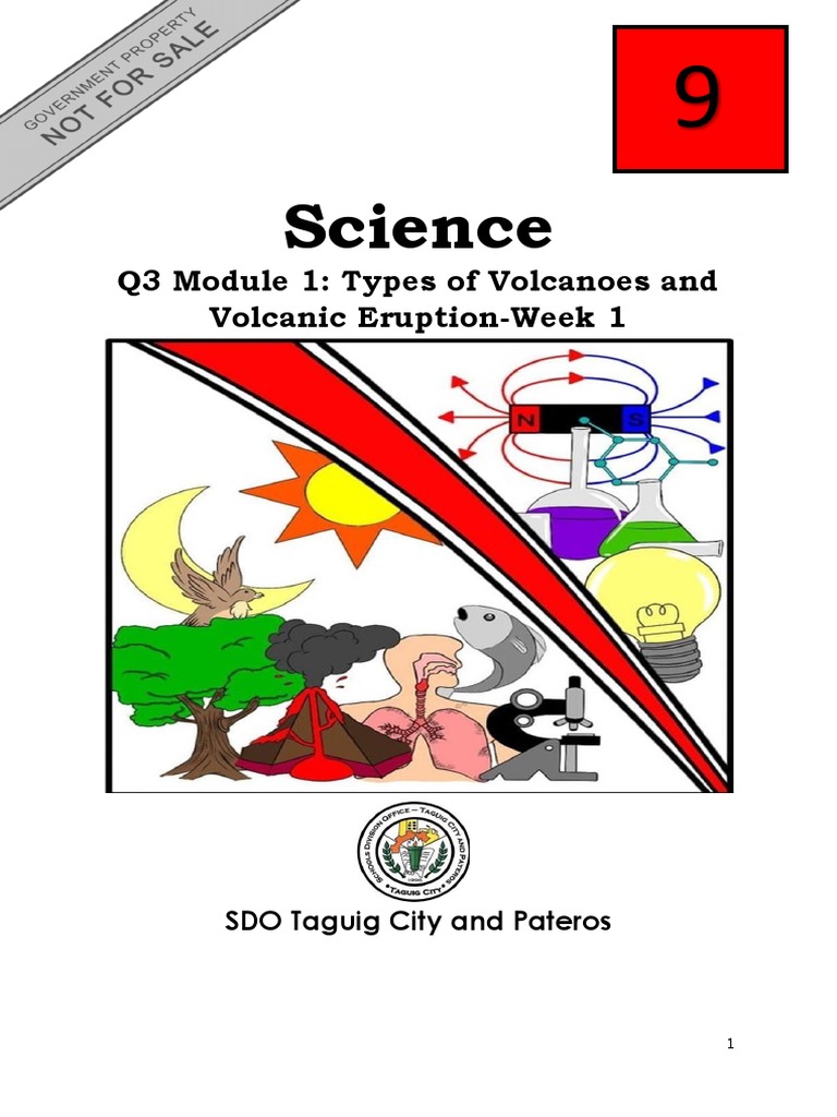 Grade 9 Volcanoes Module | PDF | Volcano | Types Of Volcanic Eruptions