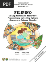 Expressions Column Writing Filipino | PDF