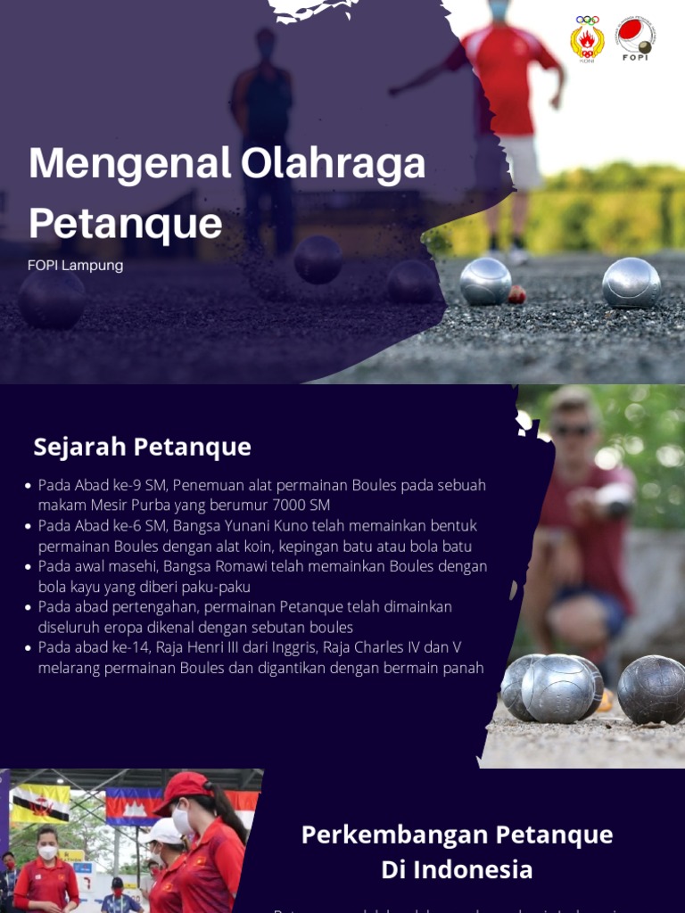 Mengenal Olahraga Petanque | PDF