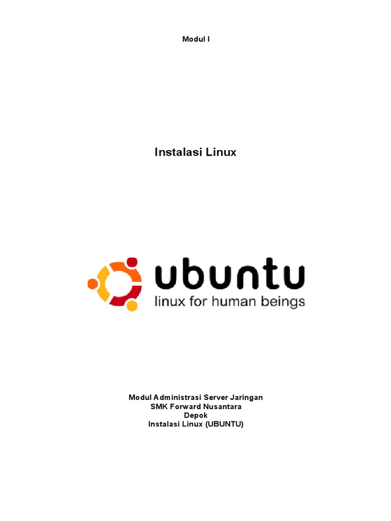 Modul I Instalasi Linux | PDF