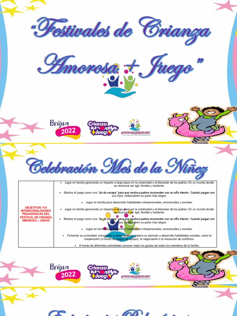 Fomentando la creatividad y el bienestar familiar a través del juego | PDF