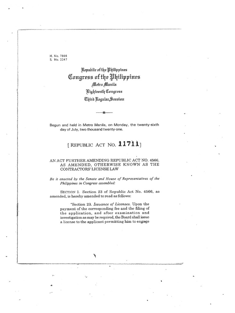 Republic Act No. 11711 | PDF