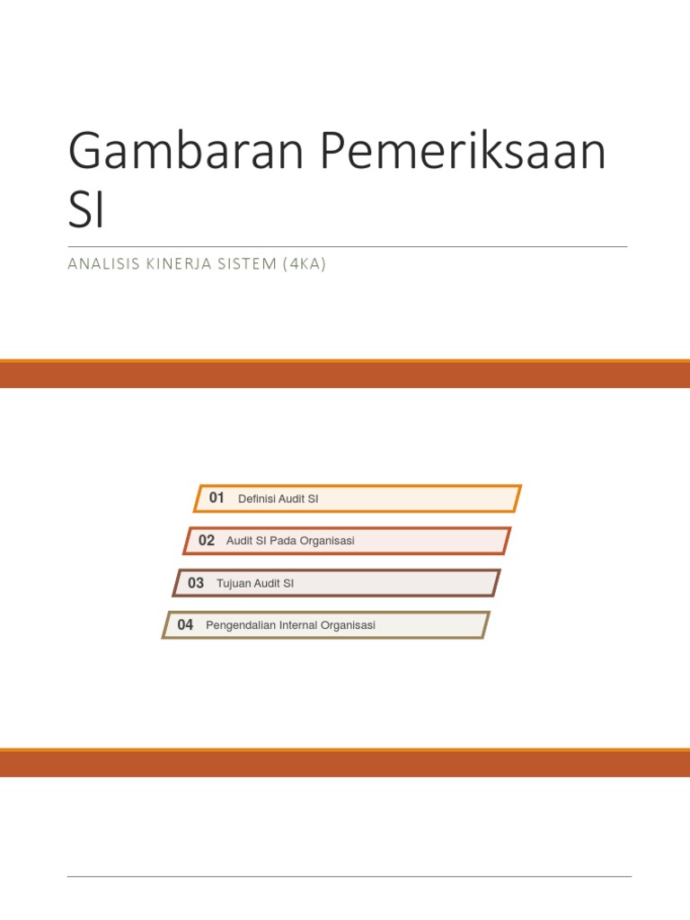 Gambaran Pemeriksaan SI | PDF