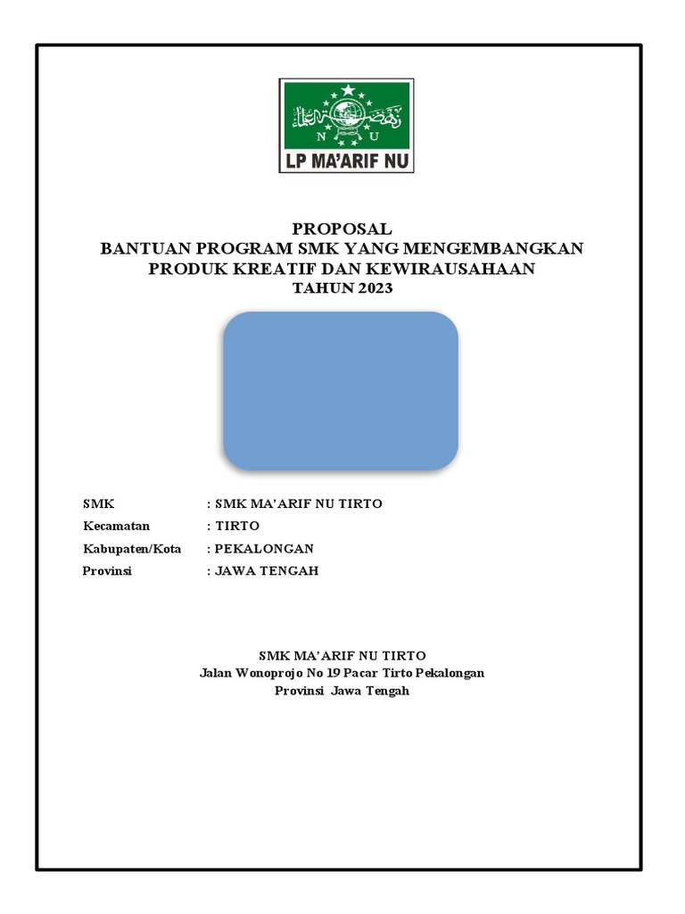 Proposal Kwu 203 | PDF | Karier & Perkembangan | Seni