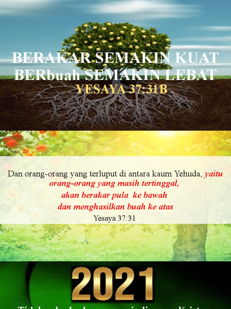 Berakar Semakin Kuat, Berbuah Semakin Lebat | PDF