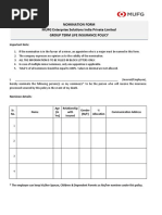GTL Policy Nominee Form Instructions | PDF