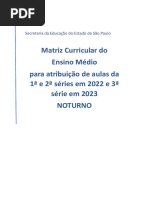 Matriz Curricular EJA Campo - Ensino Médio 2025 | PDF | Pedagogia | Science