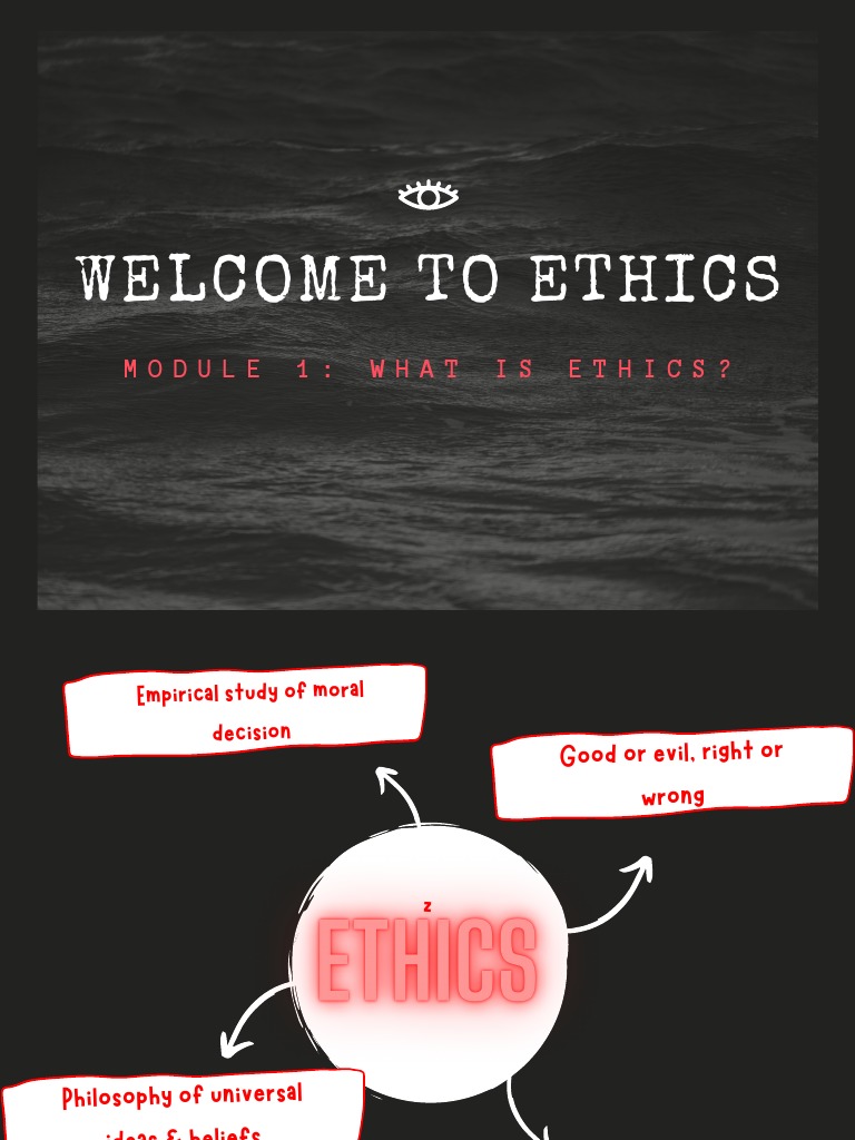 MODULE 1-5 Ethics | PDF | Morality | Good And Evil