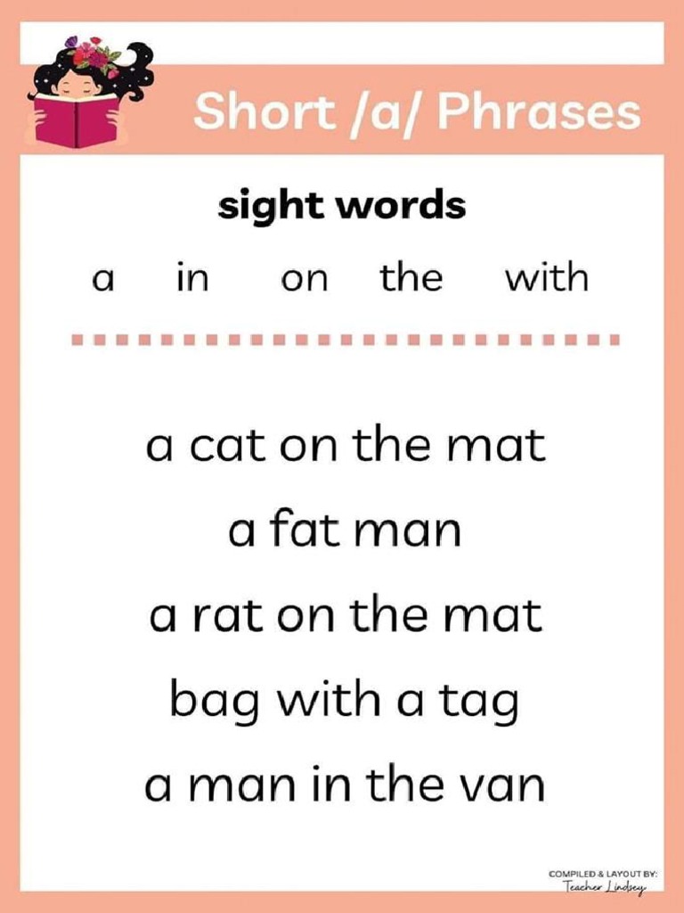 Short Phrases and Sentences | PDF