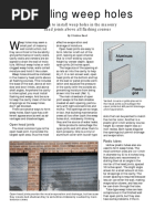 Weep Holes in Retaining Walls | PDF