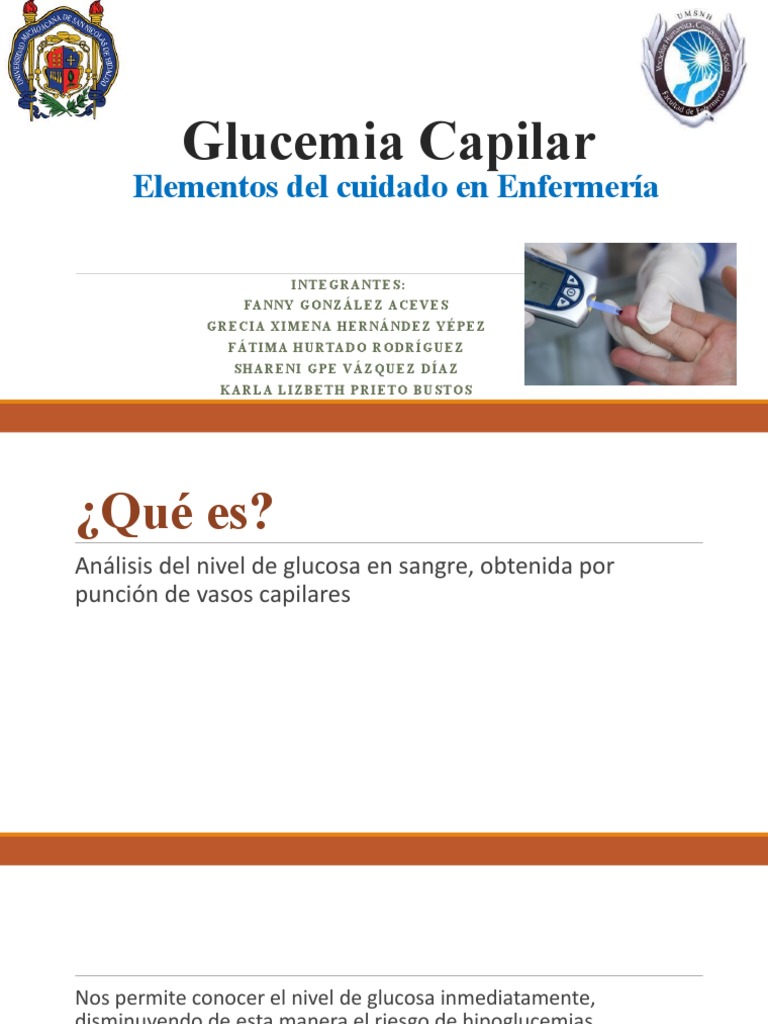 Glucemia Capilar | PDF