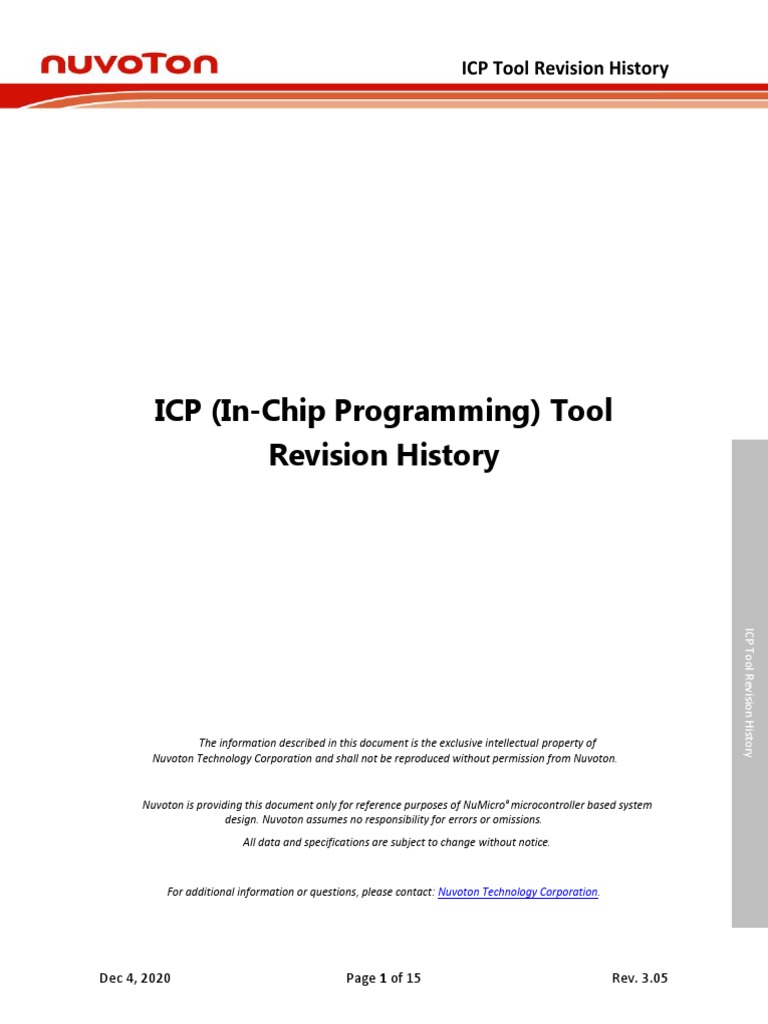 ICP (In-Chip Programming) Tool | PDF | Legal Liability | Online And Offline