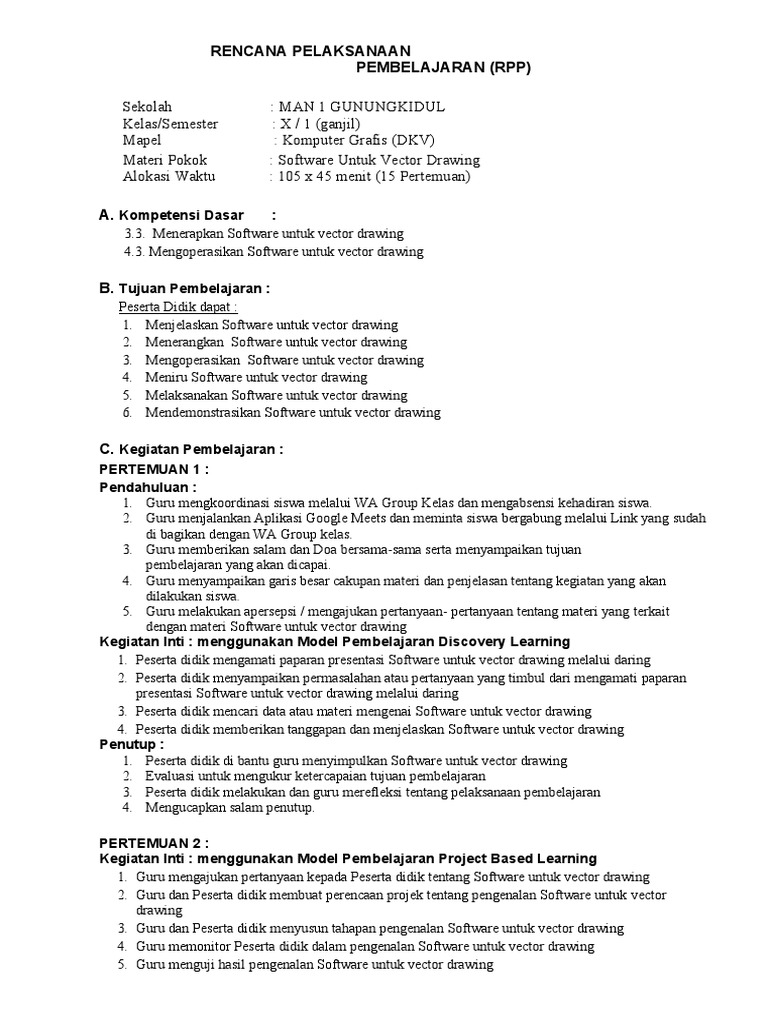 RPP X DKV Software Vektor Drawing | PDF