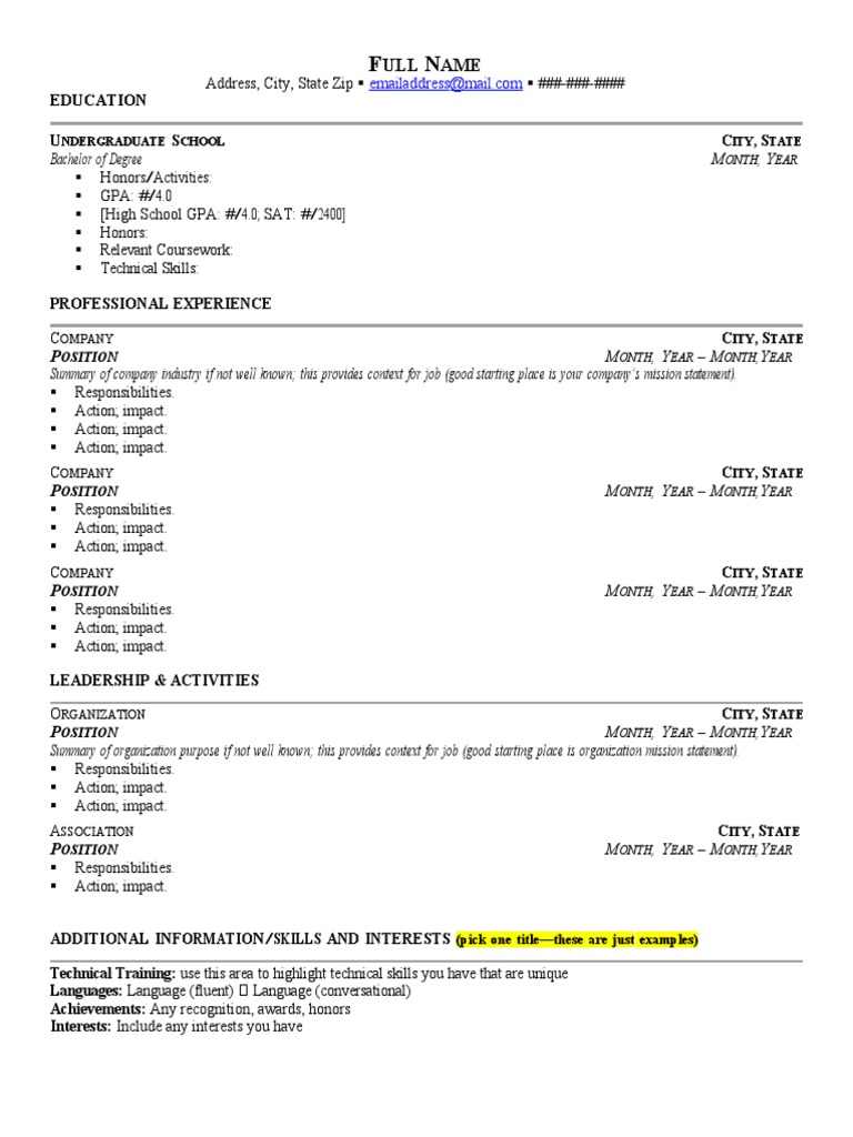 Goldman Sachs Resume Example | PDF | Mergers And Acquisitions | United ...