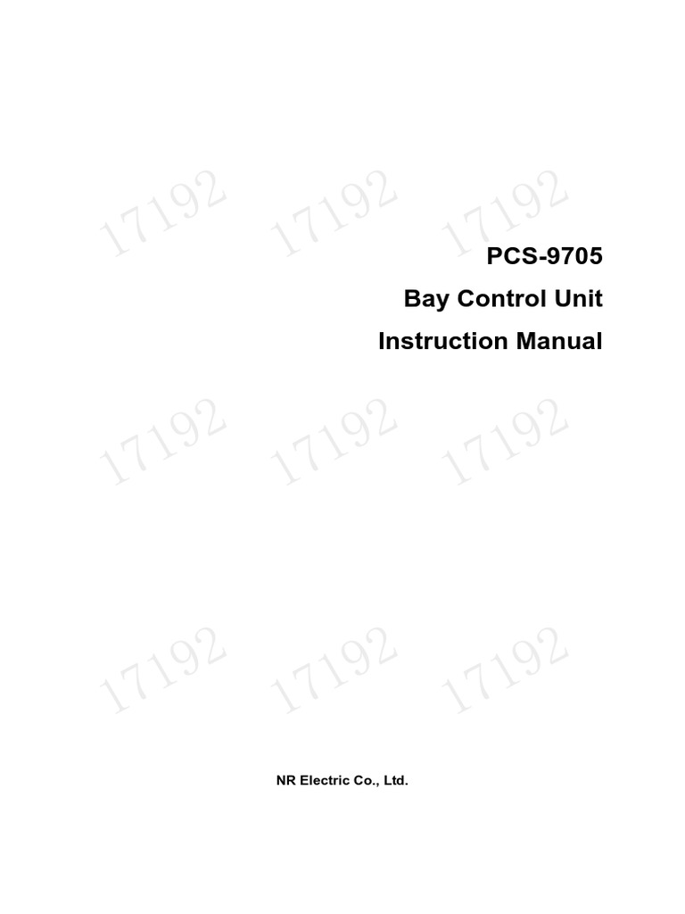 PCS-9705 X Instruction Manual en Overseas General X R2.35 | PDF | Power Supply | Electrical ...