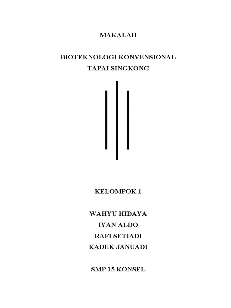 Pembuatan Tapai Singkong: Proses dan Manfaat | PDF