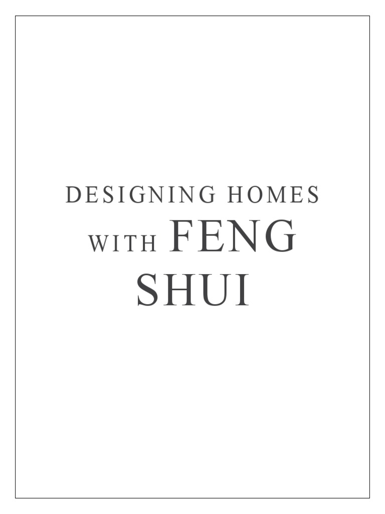 Designing Homes With Feng Shui | PDF | Kitchen | Architect Designing Homes With Feng Shui | PDF | Kitchen | Architect