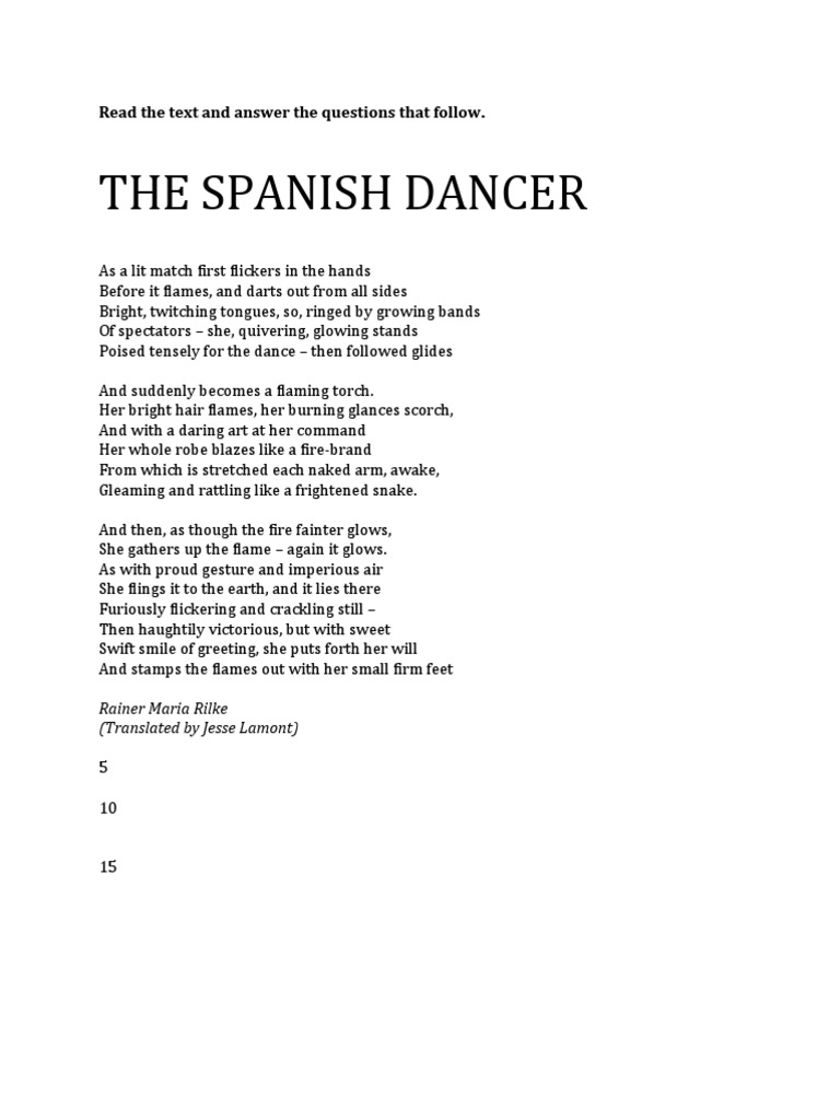 The Spanish Dancer | PDF