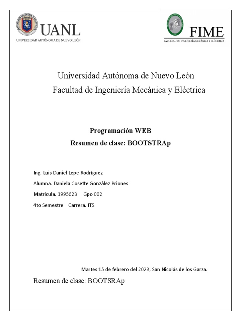 Resumen Clase Bootstrap | PDF