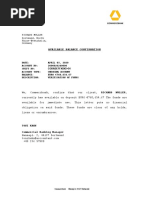 FNB Confirmation Letter | PDF
