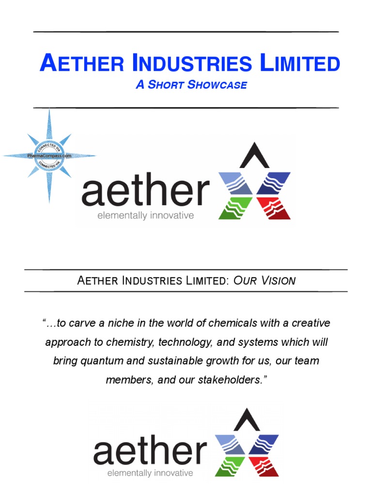 Aether Industries Limited 1461743102 | PDF | Chemistry | Chemical Reactions