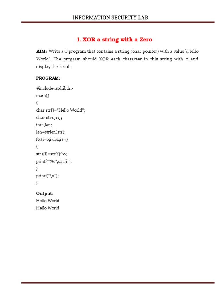 C&NS Lab Manual | PDF | Encryption | Key (Cryptography)