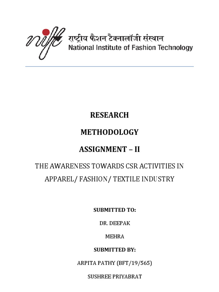 Review Paper On CSR in Apparel Industry | PDF | Corporate Social ...