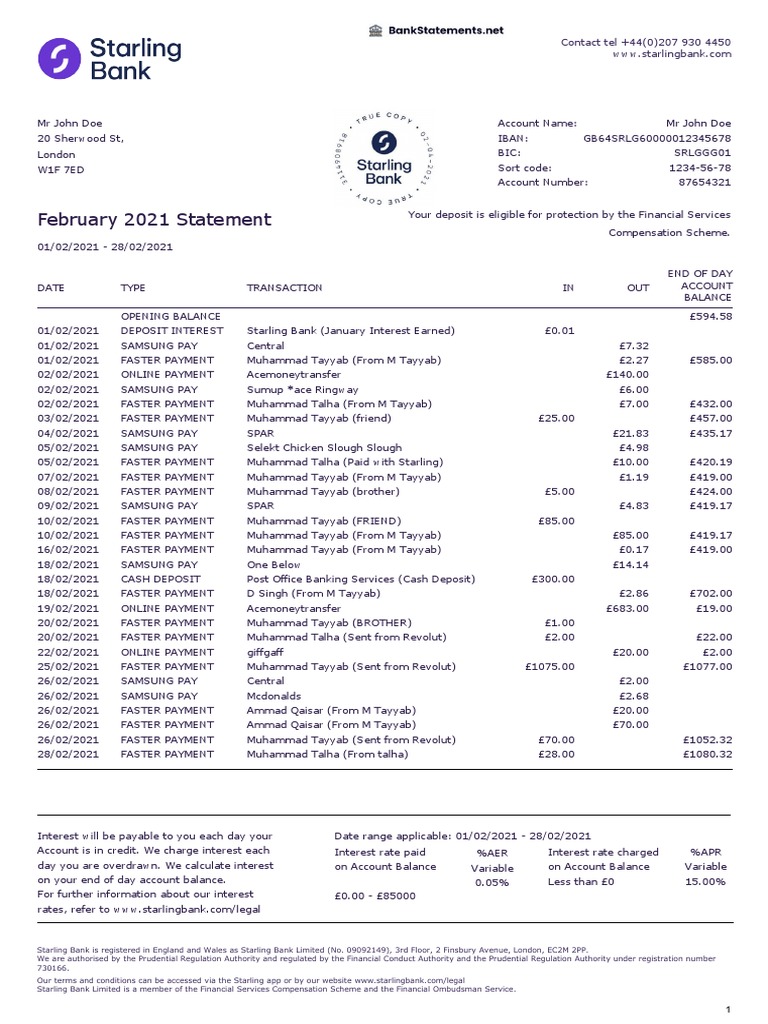 February 2021 Statement: Contact Tel +44 (0) 207 930 4450 | PDF ...