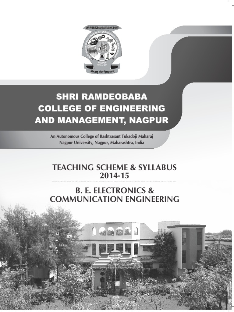 B.E. Electronics Syllabus 2014-15 | PDF