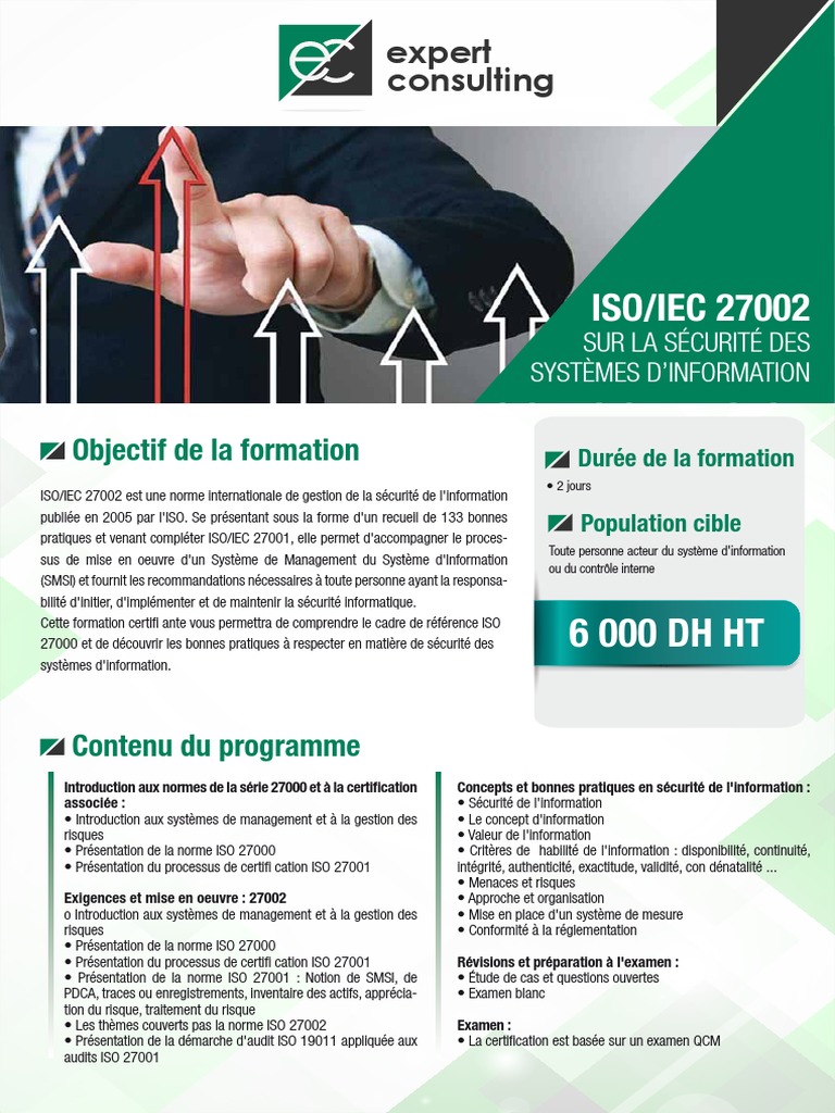 ISO-IEC 27002 Sur La Securite Des Systemes D'information | PDF | Sécurité des systèmes d ...