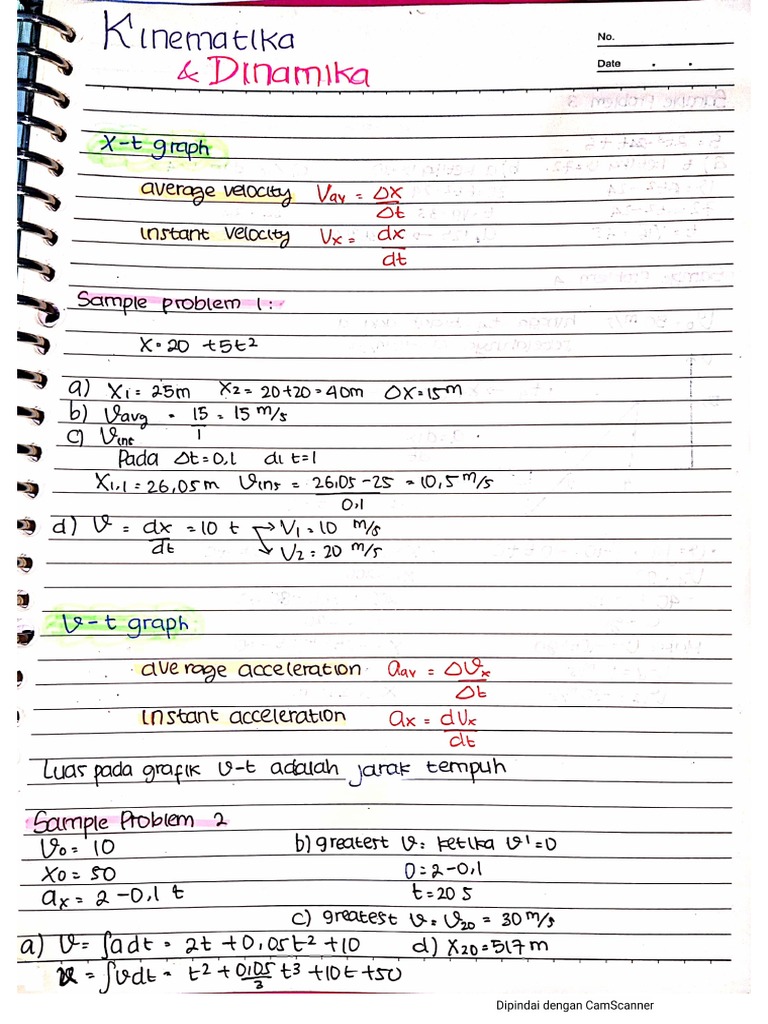 CTT Hikaru - Kinematika Dan Dinamika - Hikaru Trinita | PDF
