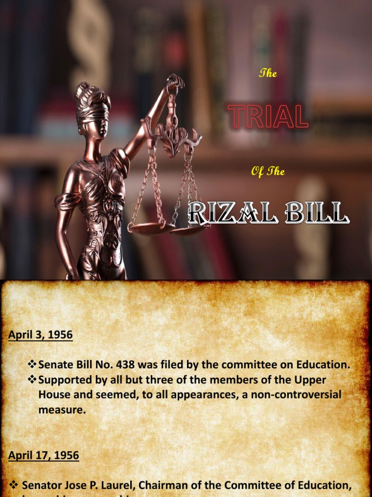 The Trial of Rizal Bill | PDF | Philippines