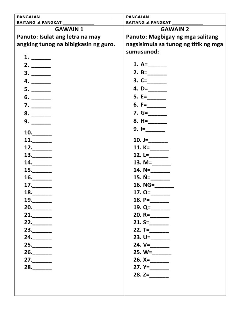 3rd Quarter-ICL-Answer Sheet-Week 1 | PDF