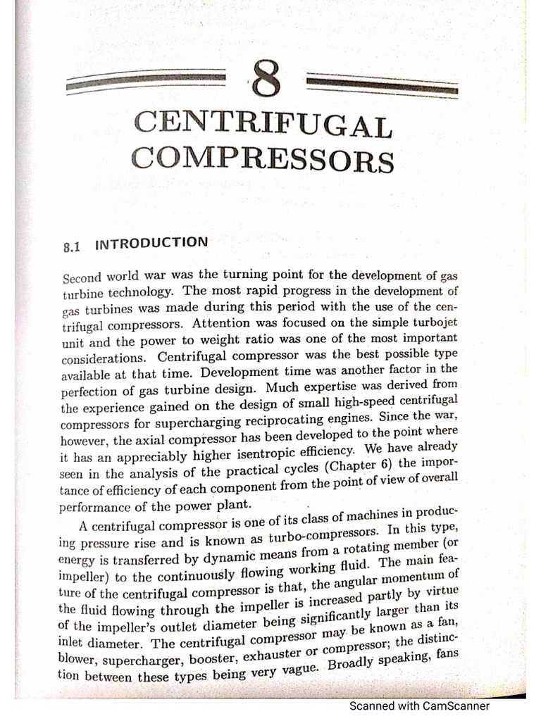 Turbomachinery Centrifugal Compressors | PDF