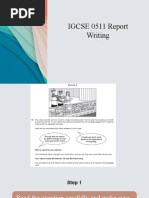 Igcse Report Writing Sample | PDF | English As A Second Or Foreign ...