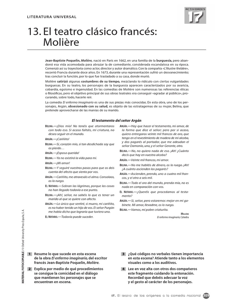 Moliere | PDF | Molière