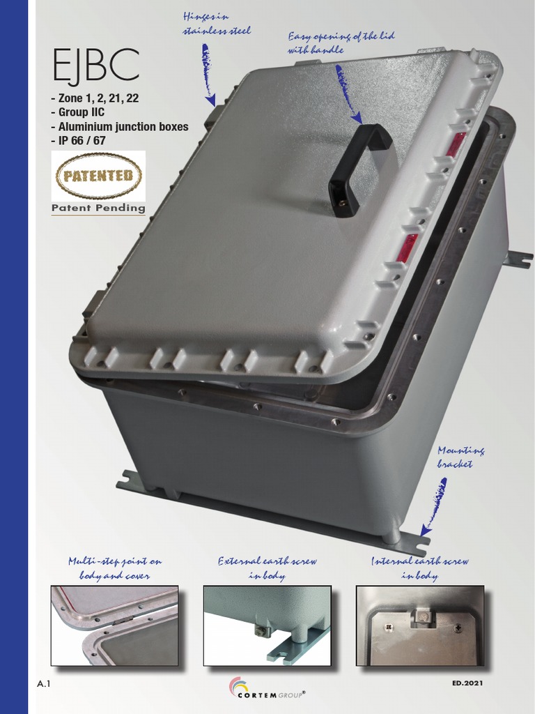 EJBC Series Flameproof Enclosures Ex D IIC Aluminum | PDF | Electrical ...