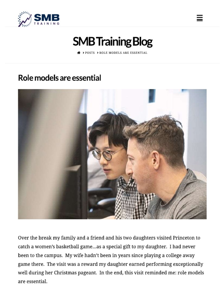 Role Models Are Essential | PDF
