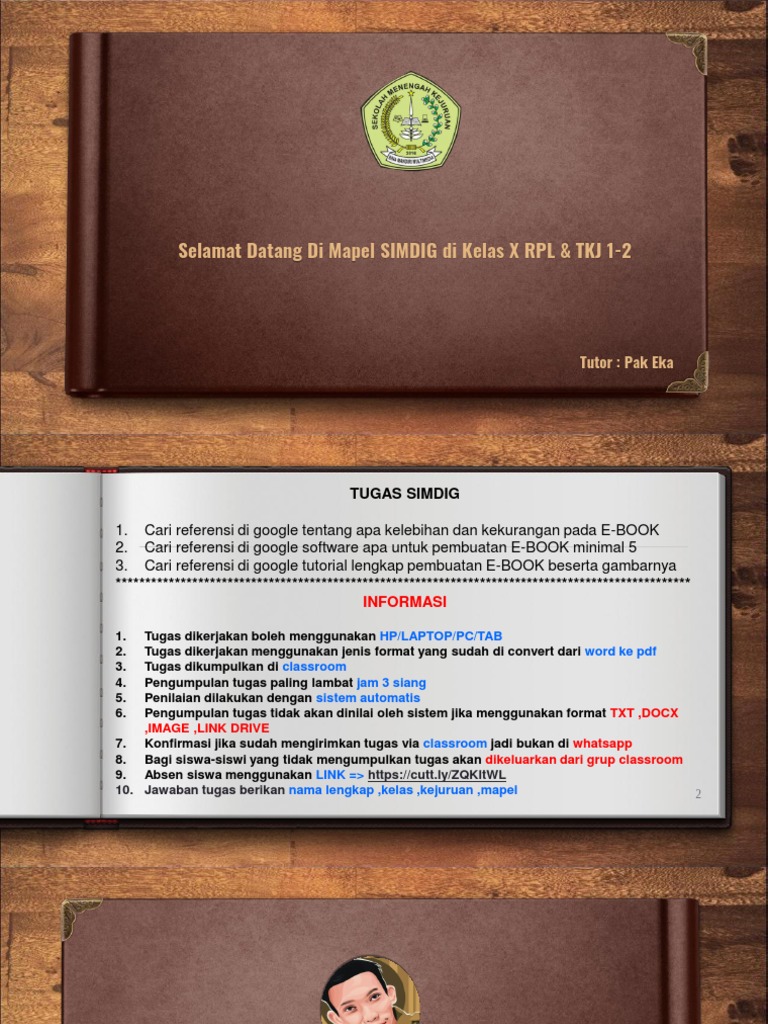 Tugas Simdig Kelas 10 RPL-TKJ 1 2 | PDF | Karier & Perkembangan | Bisnis