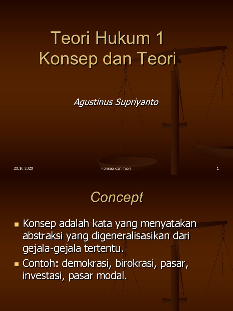 Teori dan Konsep Hukum Modern | PDF