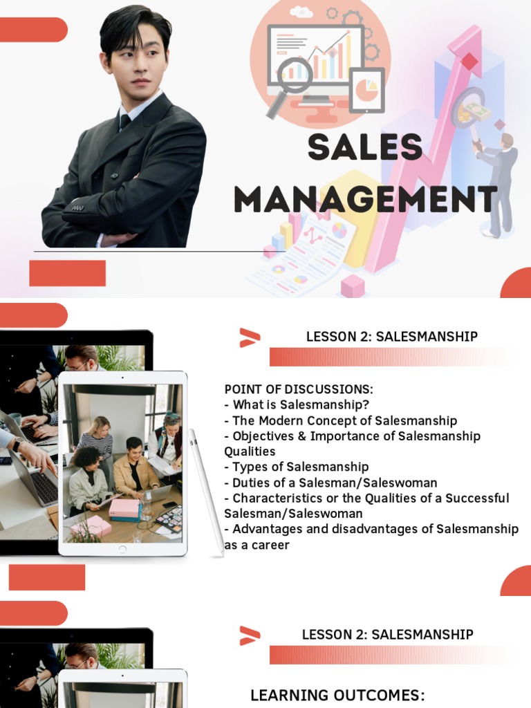 Lesson 2 Salesmanship | PDF | Sales | Retail