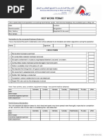 SM Work Permit Form | PDF | Fires | Hazards