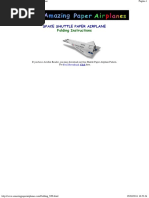 Loop-the-Loop Paper Airplane Guide | PDF | Airplane | Gliding