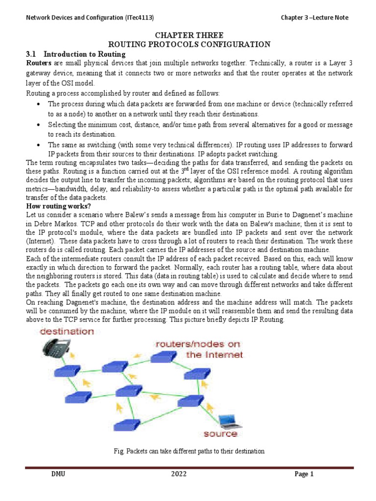NDC Chapter 3 | PDF | Routing | Router (Computing)
