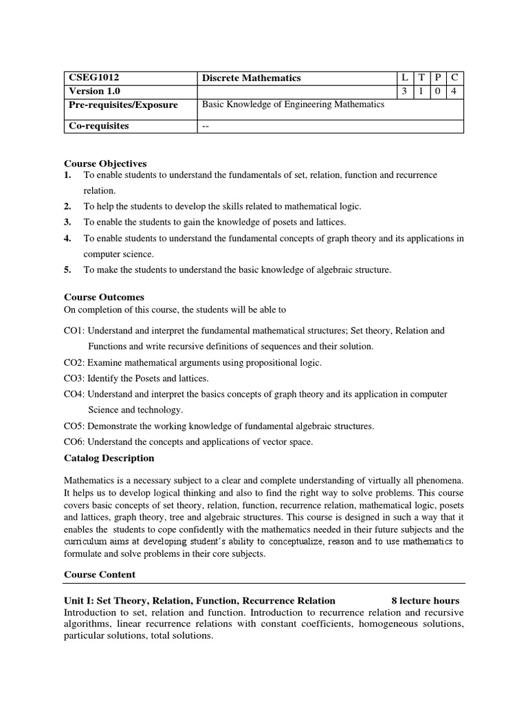 Discrete Mathematics 2023 | Download Free PDF | Group (Mathematics ...
