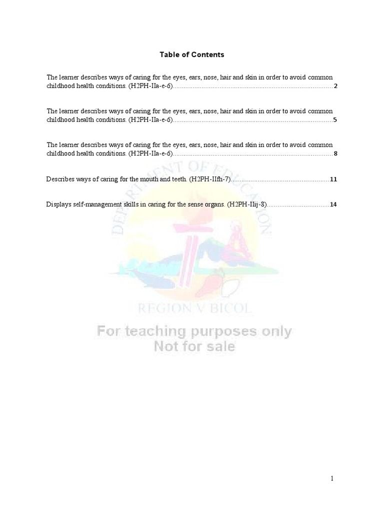 Health2-Second Quarter | PDF | Learning | Lesson Plan