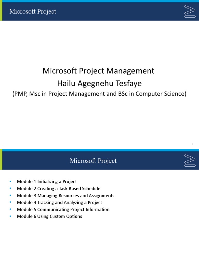 Module 1 Initializing A Project | PDF | Computer File | Share Point